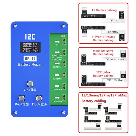 I2c Battery Repair Programmer For 11 12 Promax 13 13promax Battery Pop