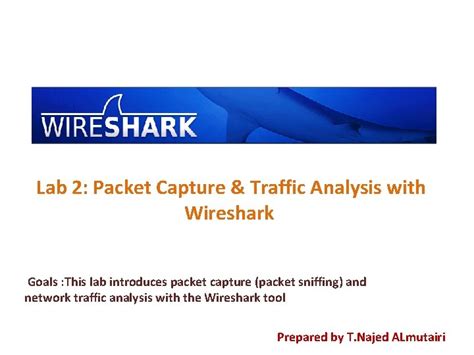 Lab Packet Capture Traffic Analysis With Wireshark