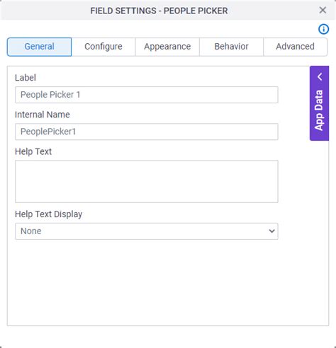 People Picker Form Control
