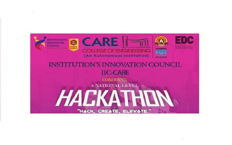 24 Hours National Level Hackathon25 Care College Of Engineering