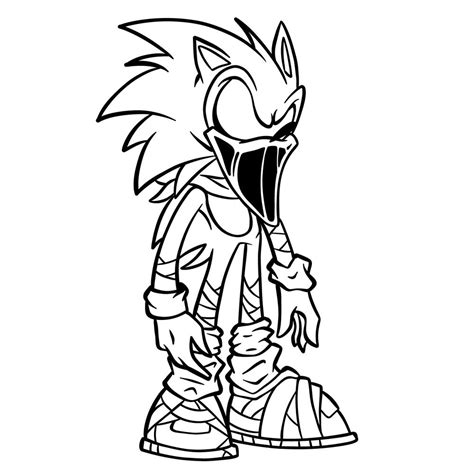 How To Draw L Side Sonic From The FNF VS Pibby Sonic L Sides Mod
