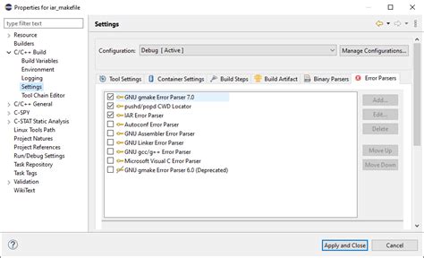 IAR Eclipse Setup Guide Makefile Project JBLopen