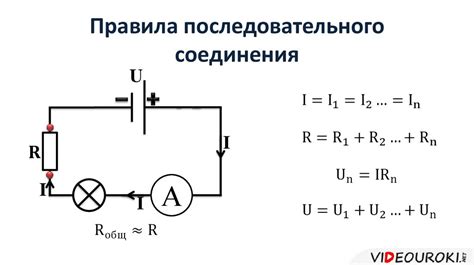 Последовательное соединение проводников - online presentation