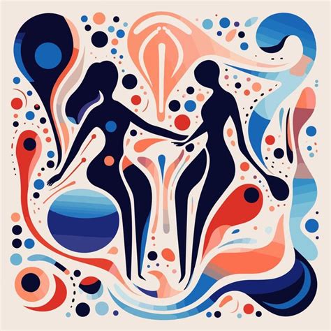 Premium Vector Vector Flat Design Style Abstract Illustration Male And Female Characters