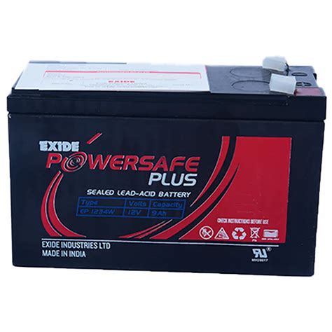 Exide 9ah Powersafe Plus Smf Battery Intermax Services Private