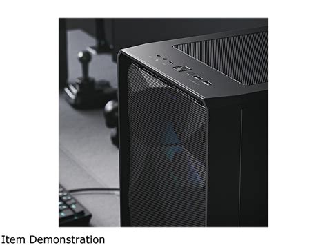 Fractal Design Meshify 2 Compact Rgb Black Tg High Airflow Light Tinted Tempered Glass Window Pc