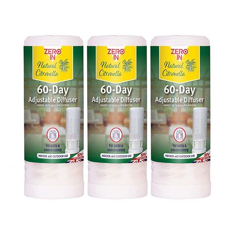 60 Day Citronella Diffuser Triple Pack Coopers Of Stortford