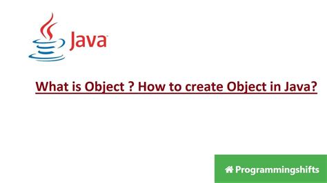 Create Object In Java YouTube