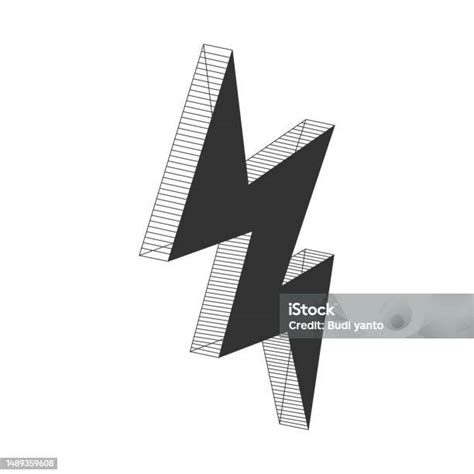 아이콘 전기 번개 낙서 스타일의 천둥 번개 흰색 배경에 격리되어 있습니다 벡터 그림 로고에 대한 스톡 벡터 아트 및 기타 이미지 로고 모양 번개 Istock