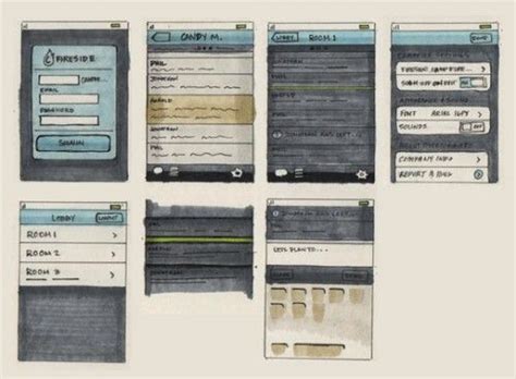 25 Examples Of Wireframes And Mockups Sketches Inspirationfeed Wireframe Wireframe Sketch