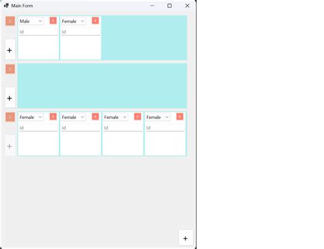 C Display Of Buttons According To The Number Of Objects Stack Overflow