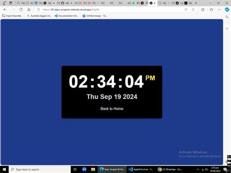 Saim Raza On Linkedin 30daysofcode Day06 Digitalclock Nextjs