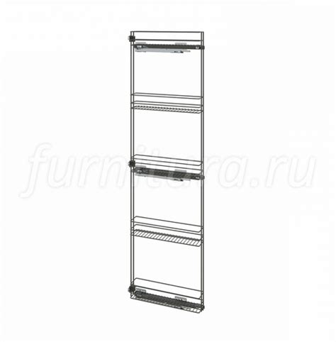 Бутылочница Классик LAVA Grey с доводчиком в высокие шкафы-колонны ...
