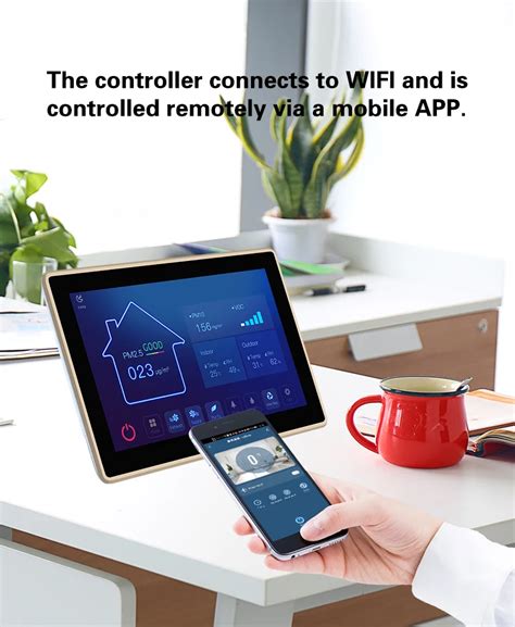 Color Screen Wall Mounted Voc Pm2 5 Temperature Humidity Wifi Fresh Air