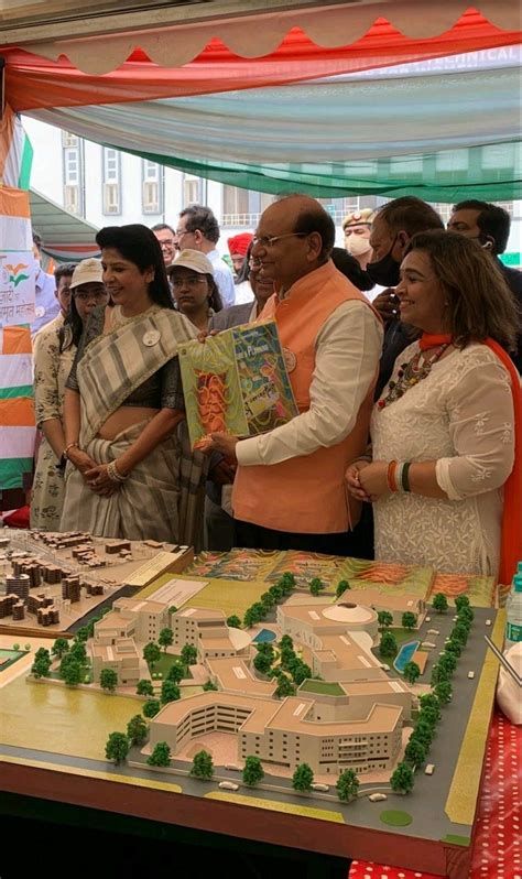 Inauguration Of The Exhibition At Igdtuw By Honable Lg Of Delhi Prof