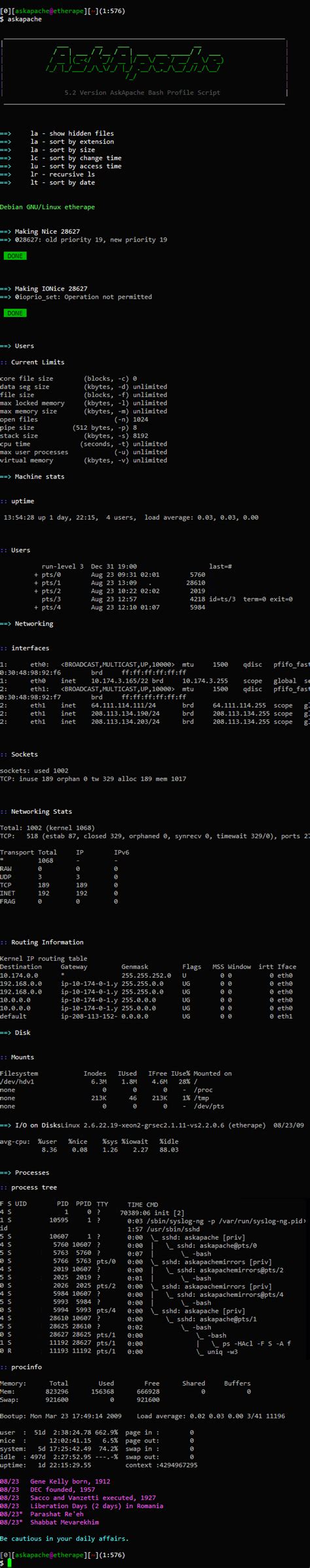 Custom Bashprofile For Advanced Shell Users Askapache