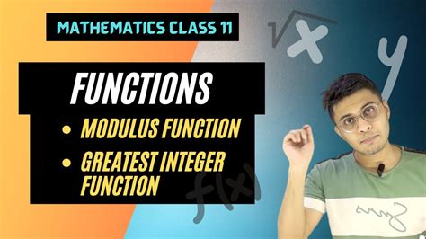 Modulus And Greatest Integer Function Properties Of Mod And  Class