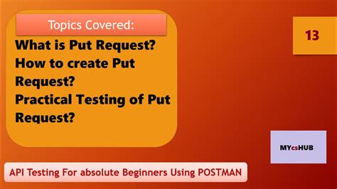What Is Put Request How To Create Put Request Api Testing Using