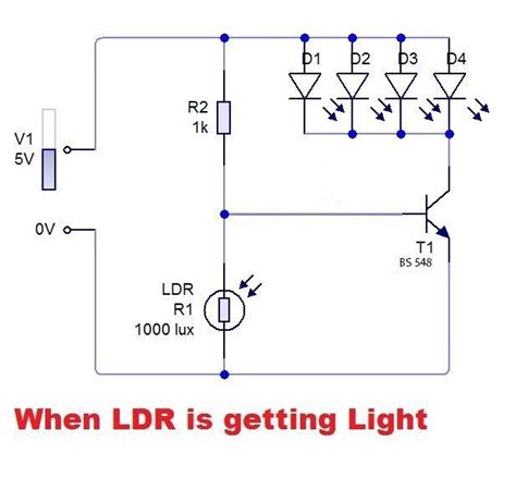 Automatic Dark Detector Circuit Diagram