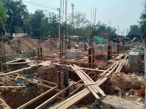 ဘောလခဲမြို့ ကျက်သရေဆောင် မြို့လယ်ဓမ္မာရုံသစ်ကြီးကို မြန်မာမှုလက်ရာများဖြင့် စတင်အကောင်အထည်ဖော