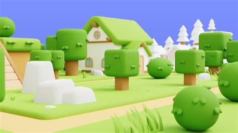 Toon Environments World Creator Pack Finished Projects Blender Artists Community