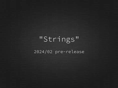 テキストオンリーrpg “strings” プレバージョンを2月公開を目指し開発中 Rの手記
