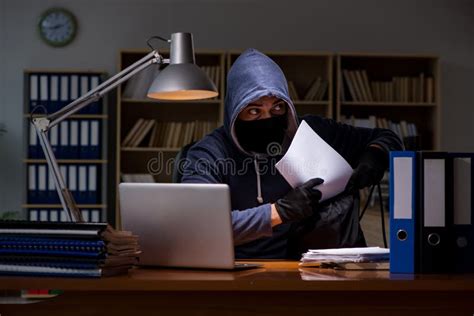 The Hacker Stealing Personal Data From Home Computer Stock Image Image Of Password Digital