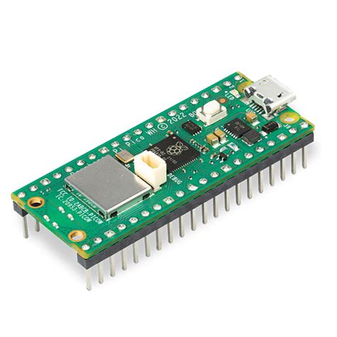 Official Raspberry Pi Pico Wh Soldered Robocraze