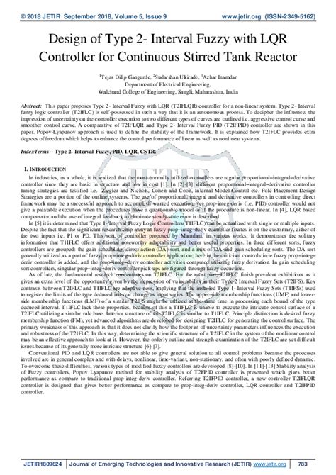 pdf design of type 2 interval fuzzy with lqr controller for
