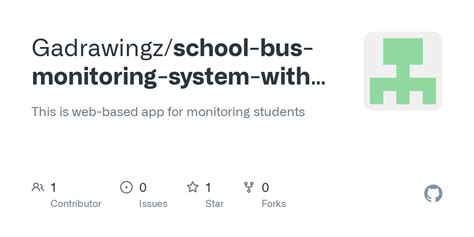 GitHub Gadrawingz School Bus Monitoring System With Iot This Is Web Based App For Monitoring