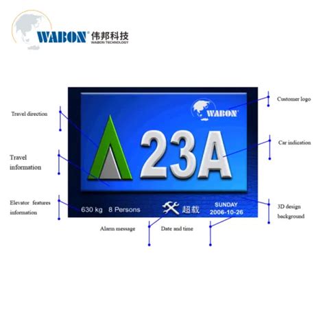 TFT Display Elevator Indicator In Elevator Cop Elevator LCD Indicator And Elevator Indicator