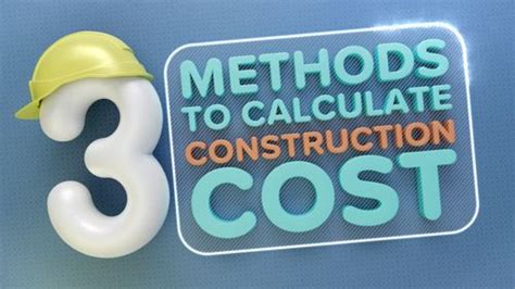 Methods To Calculate Construction Cost Kreo