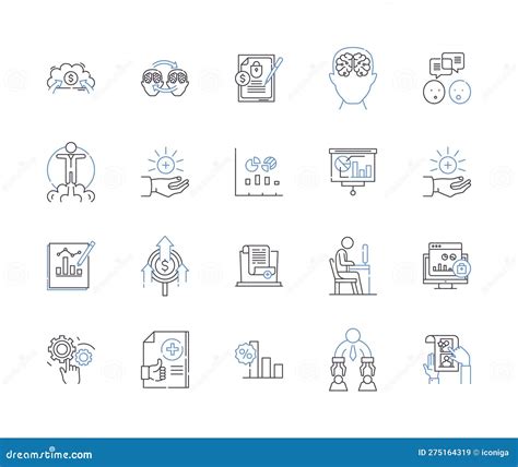 Assessment And Audit Outline Icons Collection Auditing Assessing Evaluation Monitoring