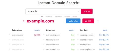 Best Free Domain Name Generator And Suggestion Tools
