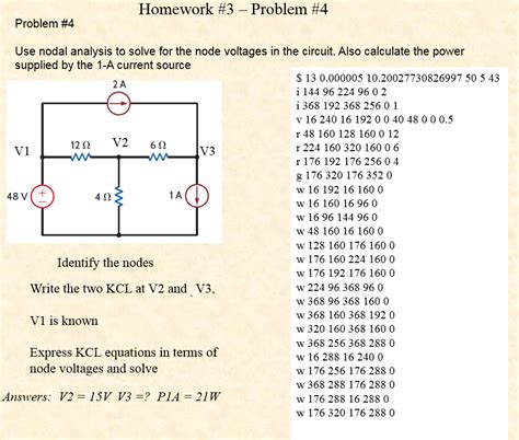 Solved Homework Problem Problem Use Nodal Analysis Chegg Com