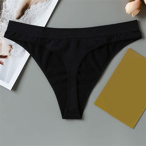 Buyisi Womens Sports Thong Sexy Fitness Yoga Tight Stretch Solid Color