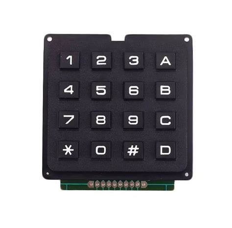 Teclado Matricial Rígido x Teclas Fermarc Robótica