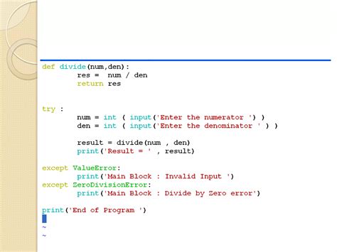 Python Exception Handling PDF
