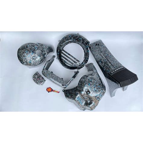 Jual Paket Mesin Vespa Excel Vespa New Px Carbon Forged Blue Shopee