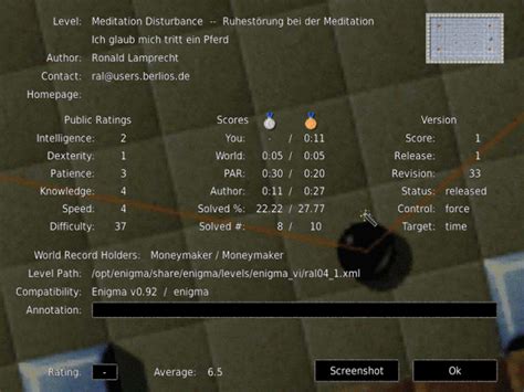 Screenshots Of Enigma