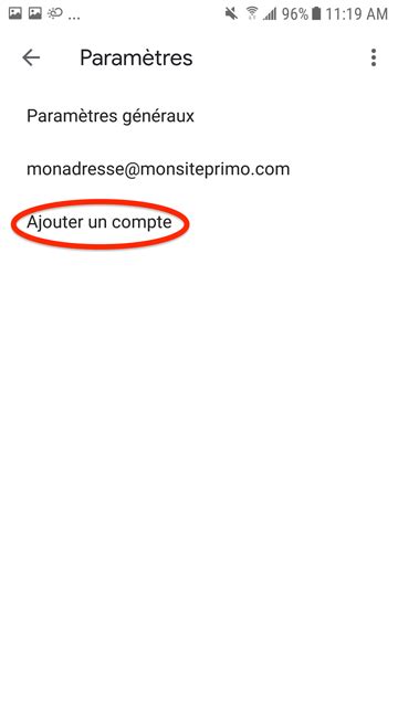 Configurer Gmail Tutoriel Mon Site Primo