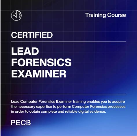 Certified Computer Forensics Lead Forensics Examiner