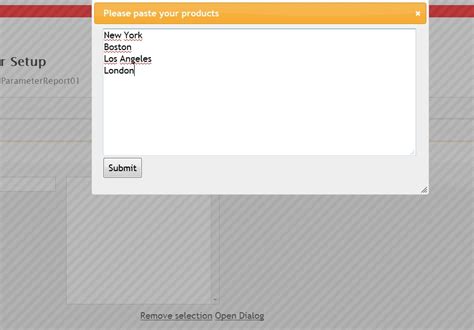 Jquery Transfer Data From Javascript Popup Multiline Textbox To A