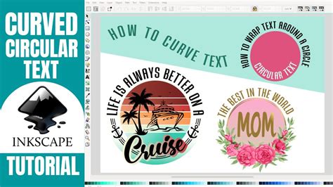How To Curve Text Around A Circle In Inkscape At Neil Hanneman Blog
