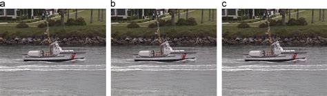 A The Original 150th Frame Of Coastguard Video Sequence B