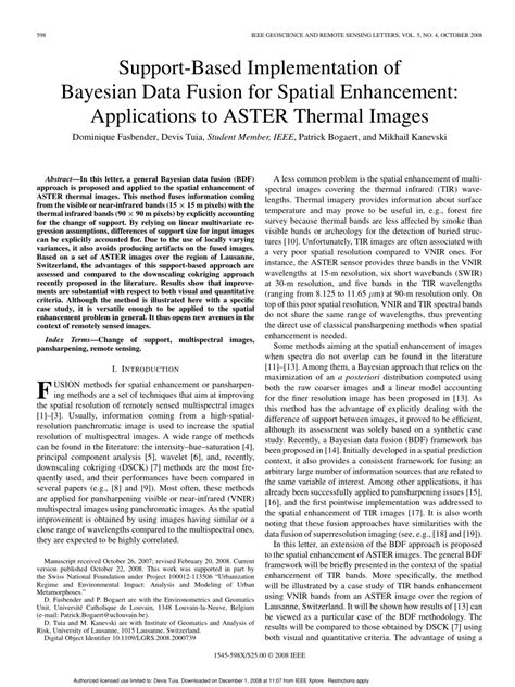 pdf support based implementation of bayesian data fusion for spatial