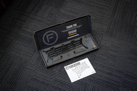 Buy Number Plate Brackets By Flow Designs Australia