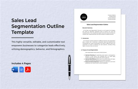 Sales Lead Segmentation Outline Template In Word PDF Google Docs Download Template Net