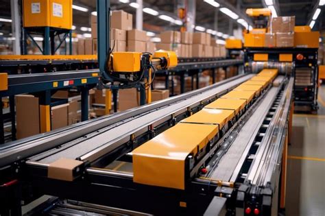Automated Conveyor Belt Sorting Mechanism In A Logistics Center Automatic Engineering Solution