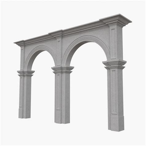 Twin Arch 014 3d Turbosquid 2096081